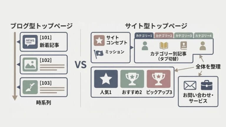 Cocoonトップページ作成ガイド（サイト型）｜HTML・ブロック2つの方法を比較して解説 | Turicco